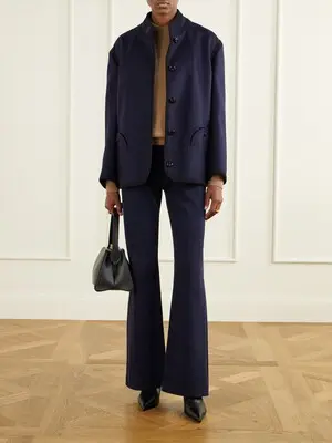 BLAZÉ MILANO Racka Ribbed Wool And Cashmere-blend Sweater