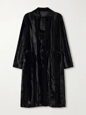 BLAZÉ MILANO Woolly Velvet Coat