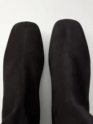 THE ROW Cindy Suede Ankle Boots