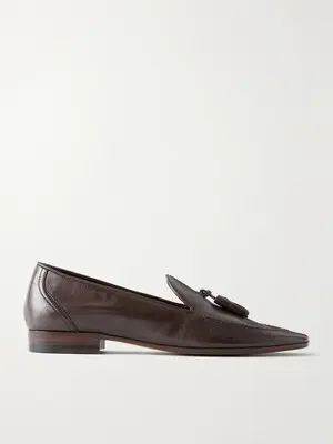 THE ROW Caden Tasseled Leather Loafers