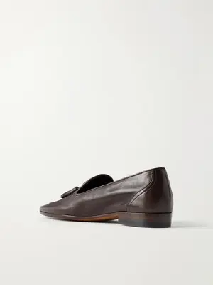 THE ROW Caden Tasseled Leather Loafers