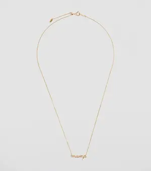 PERSEE Yellow And Diamond Mama Necklace