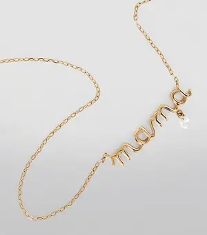 PERSEE Yellow And Diamond Mama Necklace