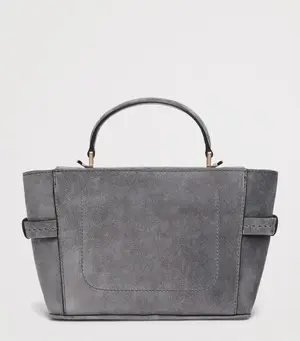 Max Mara Suede Margaux Top-handle Bag