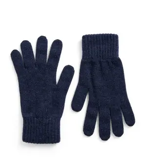 Johnstons Of Elgin Cashmere Gloves - Navy