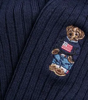Polo Ralph Lauren Rib-knit Polo Bear Socks