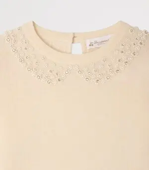 Bonpoint Cashmere Embellished Sweater