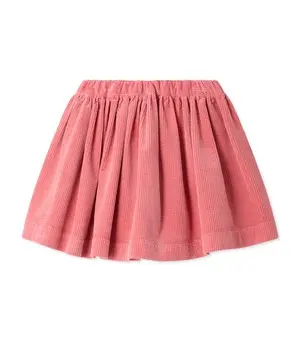 Bonpoint Cotton Corduroy Skirt - Pink