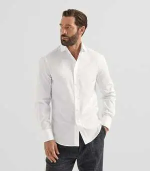 Brunello Cucinelli Cotton Twill Shirt
