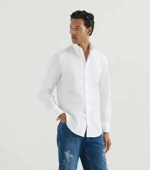 Brunello Cucinelli Cotton Twill Shirt