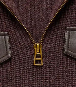 Zimmermann Wool-blend Valiant Utility Sweater - Brown