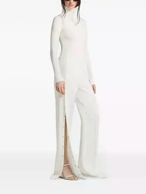 COURREGES Snap-button Twill Trousers