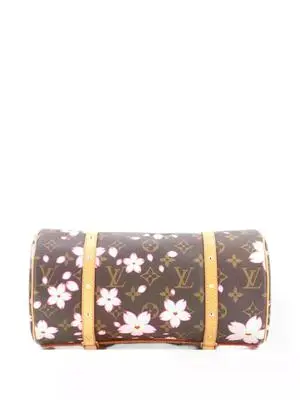 LOUIS VUITTON Papillon Handbag Limited Edition Cherry Blossom Monogram Shoulder Bag