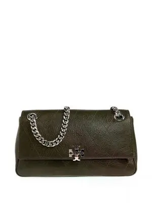 Tory Burch Small Charlie Quilted Shoulder Bag - Green