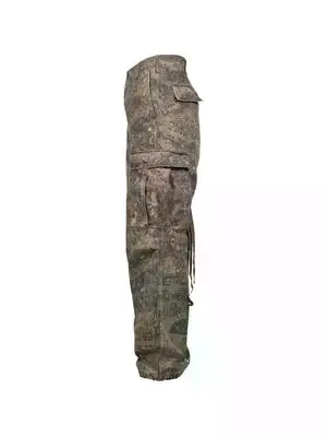 KAMIYA Paisley Camo-print Cargo Pants