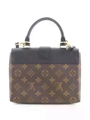 LOUIS VUITTON Locky Handbag Monogram Canvas With Leather Bb Satchel - Brown