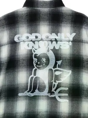 GOD ONLY KNOWS Devil Check Flannel Shirt