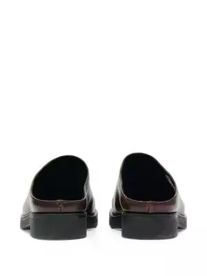 MAISON MARGIELA Round-toe Leather Mules