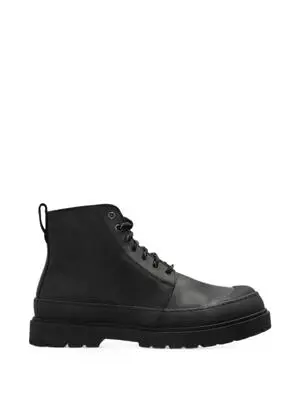 BIRKENSTOCK Prescott Lace Up Biker Boots - Black