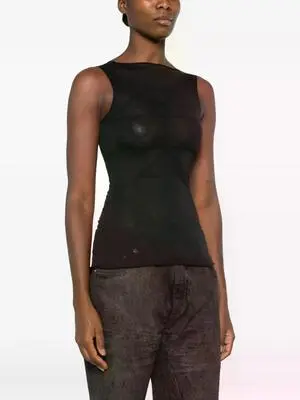 Rick Owens Sheer Panelled Top