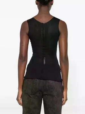 Rick Owens Sheer Panelled Top