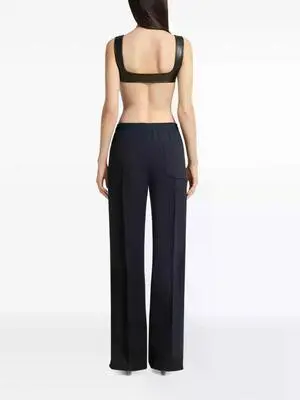 COURREGES Snap-twill Pressed-crease Trousers