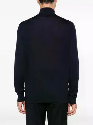 Kiton Quarter-zip Mock-neck Sweater
