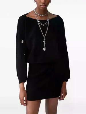 Liu Jo Short Dress With Jewel Buttons