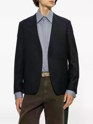 MAISON MARGIELA Collarless Wool Blazer