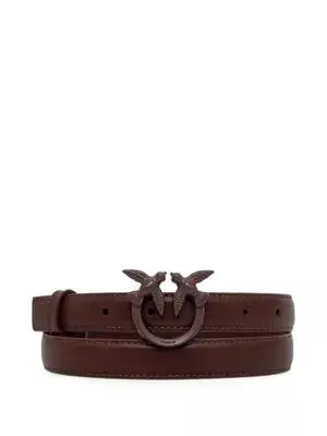 Pinko Love Birds Thin Colour-block Leather Belt
