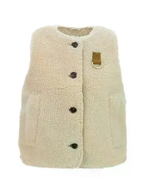 Barbour Bowes Fleece-texture Gilet - Neutrals