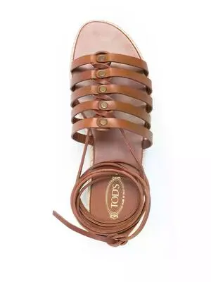 TOD'S Strappy Leather Sandals