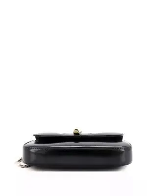 Gucci Bamboo Night Chain Leather Small Clutch Bag