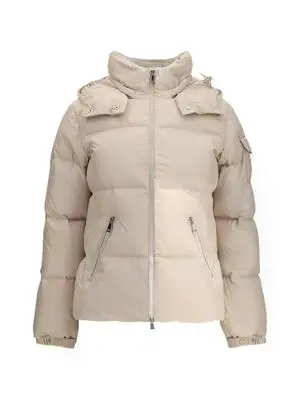 Moncler Fourmines Hooded Down Jacket - Neutrals