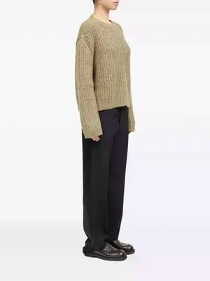 MAISON MARGIELA Long-sleeve Bouclé-knit Sweater - Neutrals