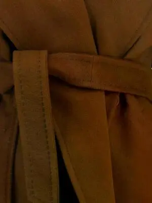 Max Mara Belted Shawl-collar Coat