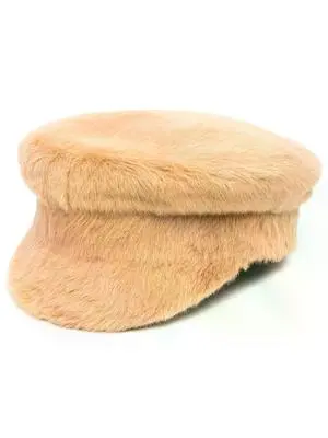 Ruslan Baginskiy Faux-fur Driver's Cap - Brown