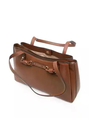 Guess Logo-plaque Knotted-detail Tote Bag