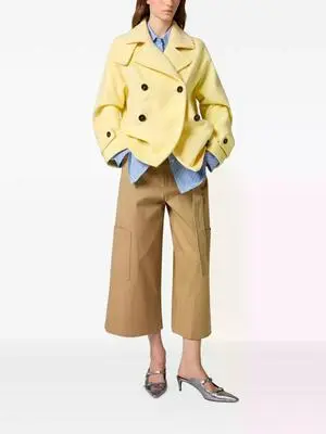 MSGM Diagonal-stripe Long-sleeve Shirt