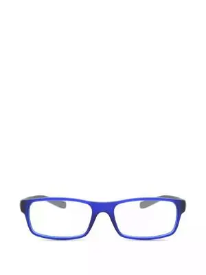 Nike Nike Rectangle Frame Eyeglasses Blue