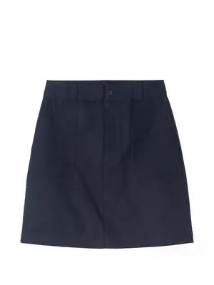 Carhartt Work In Progress Postal Straight Mini Skirt - Blue