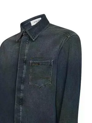 GOLDEN GOOSE Star-detail Denim Shirt