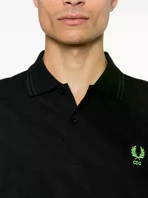Comme Des Garçons Logo-embroidered Polo Shirt