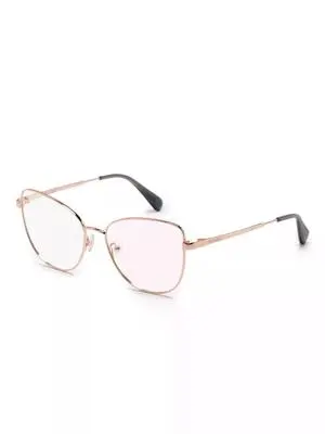 MAX&CO. Logo-engraved Cat-eye Frame Glasses