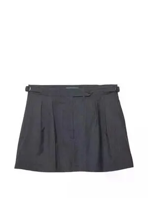 Prada Light Mohair Miniskirt - Grey