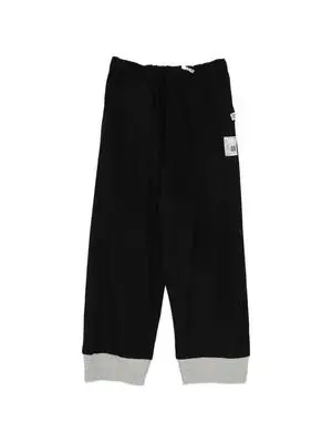 Mihara Yasuhiro Layered Wool Trousers - Black
