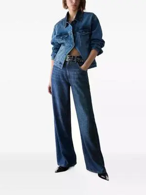 Liu Jo Denim Jacket With Micro-rhinestones