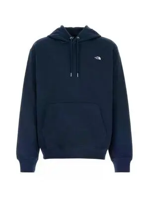 The North Face Logo-print Drawstring Hoodie - Blue