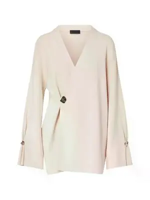 Liu Jo Cardigan With Jewel Buttons - Neutrals
