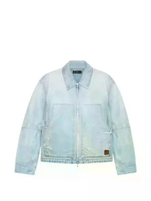 Amiri Distressed Denim Jacket - Blue